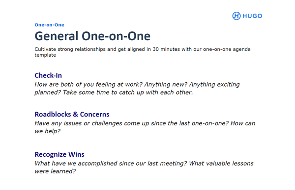 One-on-One Meetings: Everything You Need to Know